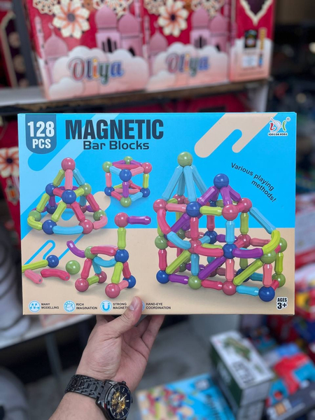 Магнитный  3D лего конструктор
