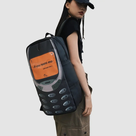 Необычный рюкзак портфель мужской женский молодежный креативный забавн