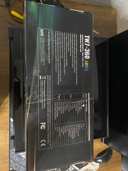 Водяное охлаждение jonsboo TW7-360 ARGB Black