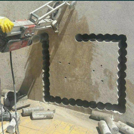 Almazni bir karonka ferfarator beton buzish eshik ochish tiranshe