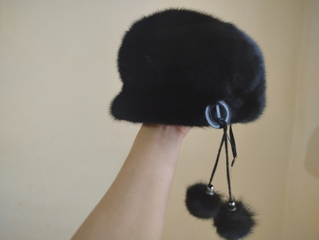 Норка беретка женская