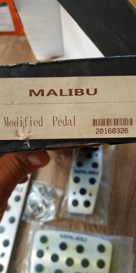Malibu 1,2 pedaliga xrom nikil orginal
