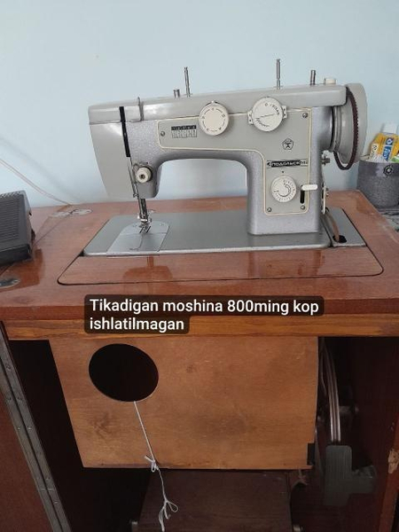 Tikuv mashinasi va 12talik stol stul