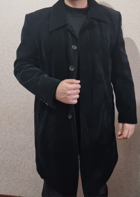 Мужское пальто, теплое