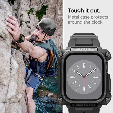 Spigen Tough Armor Pro Metal Designed for Apple Watch Series 8/7