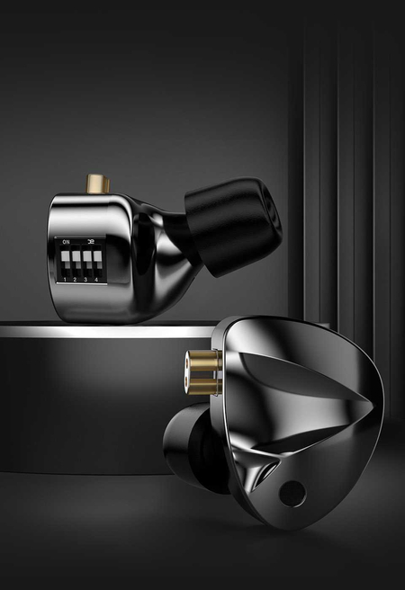 наушники KZ D-Fi с системой переключателей