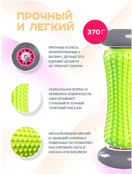 Массажный ролик для спины и шеи, массажер для ног и тела