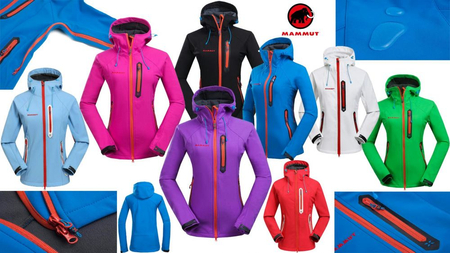 Mammut Женские куртки с технологией Soft Shell.