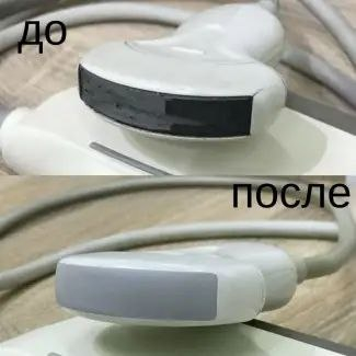 Замена линзы УЗИ датчика (Ремонт)