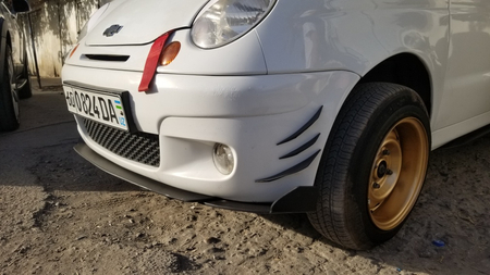 Обвесы матиз. Matiz Tuning. Сплитер, диффузор, пороги! Stealthside.