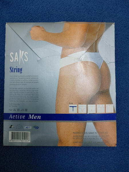 Мужские трусы-string SAKS