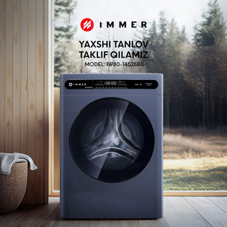 NEW(8кг) IMMER стиральная машина Inverter  Сделано в Турции  Доставка