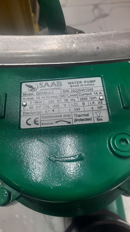 Дренажный погружной насос QDX 80-8-3