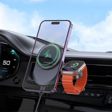BOROFONE BH219 Fine 2 в 1 Автомобильный держатель MagSafe