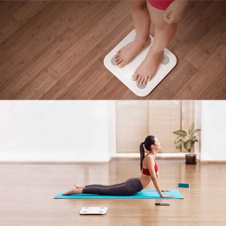 Акция! Умные весы Xiaomi Mi Body Fat Smart Scale S400 (белый)