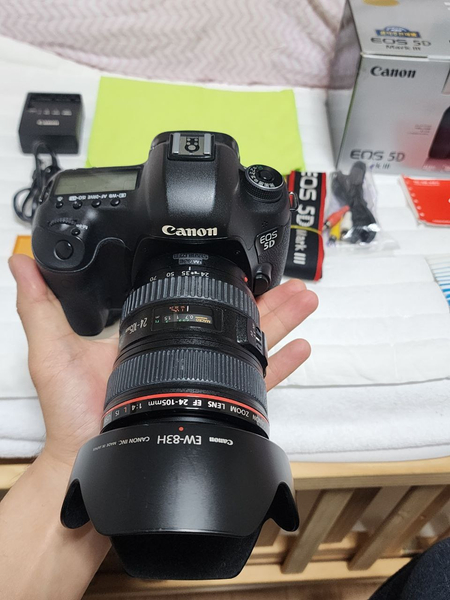 Canon 5d mark3 24-105 Kit
Body 5d mark3 
Xolati ajoyib
Karopka takumen
