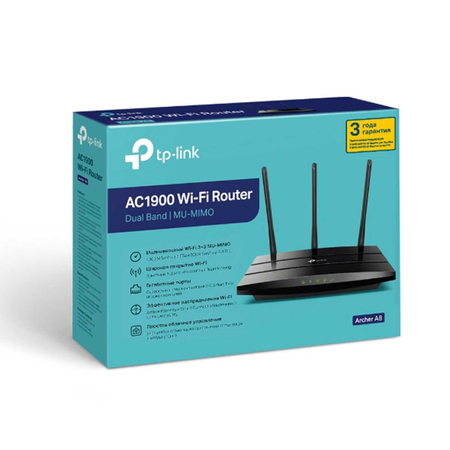 TP-Link Archer A8  AC1900 MU-MIMO гигабитный Wi-Fi роутер     (NT6512)