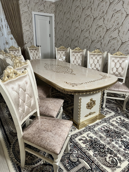 Stol stul arzon mebeldan kamplekt 12 talik
