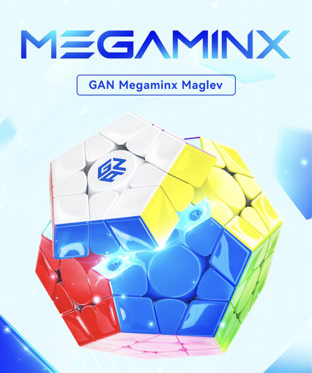 Kubik Rubik Gan Megaminx V2 M Ball Core UV