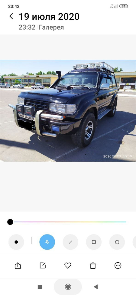 Toyota land cruiser 80.   1996 yil   4500 litr benzin motor.