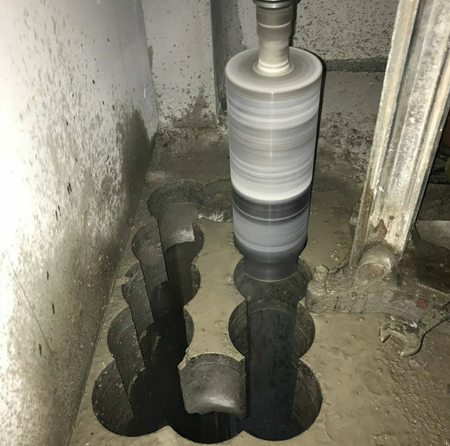 Алмазное сверление , Алмазное бурение