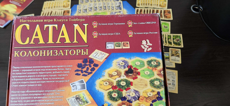 Игра колонизаторы CATAN торговля и захват территорий