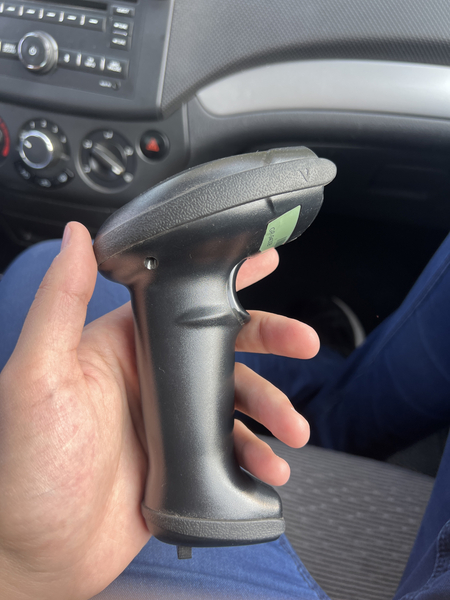 Global Pos Barcode Scanner + check aparat komplekt