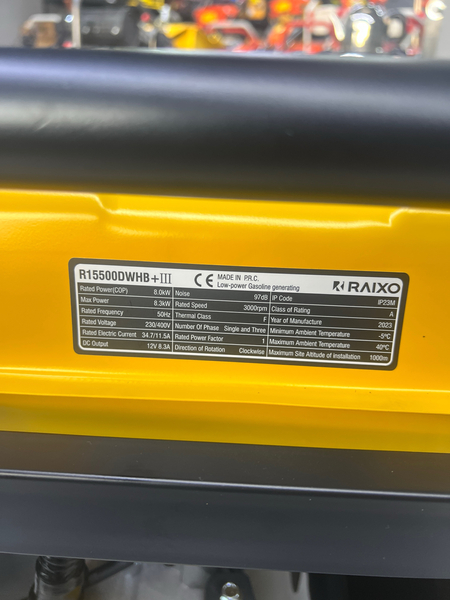 Generator Raixo 8.5 kw 380 w va 220 w Ishlidi