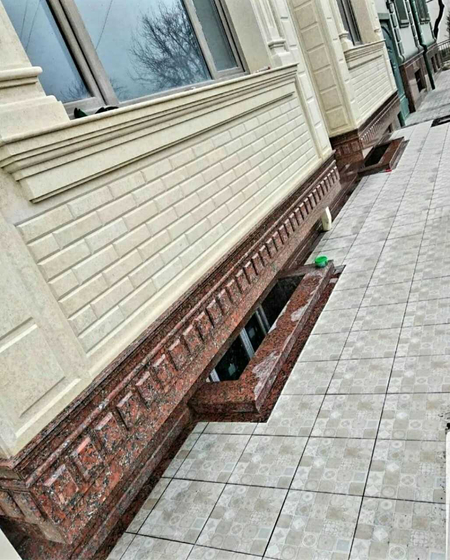 Granit mramor travertin toshlarni sokil va fasadga teramiz