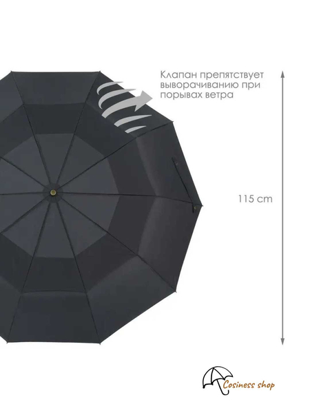Мужской Зонт автомат Parachase Elegant антиветер зонтик zontik