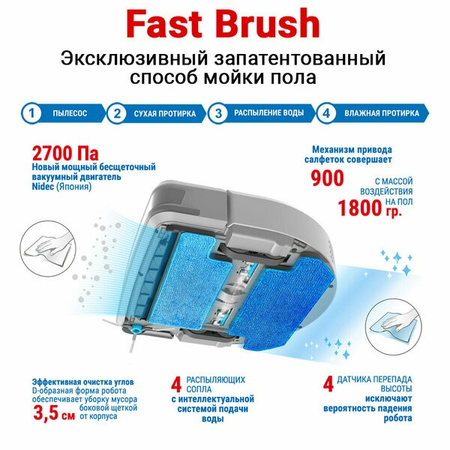 Робот пылесос Hobot Legee-7 с влажной уборкой