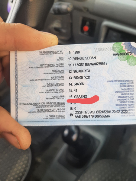 Tico sotladi yili 1998 xolati al'o xarjati yuq