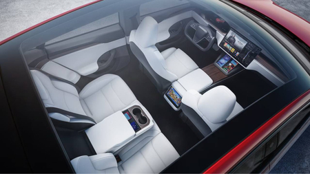 Tesla Model S Plaid Ultra Red