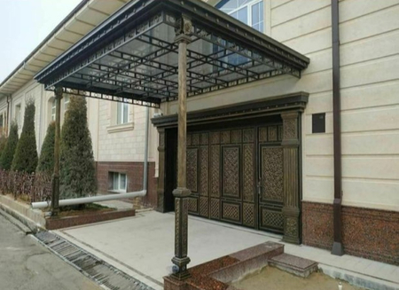 Дарвоза решётка панжара навес ясимиз.