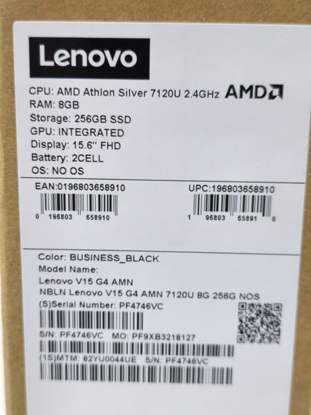 Yangi Lenovo IdeaPad AMD ATHLON SILVER 7120U. 1 yil kafolat