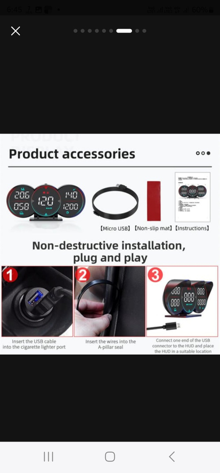 Продам автомобильный HUD GPS