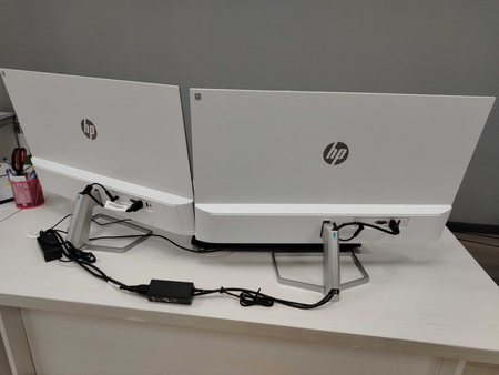 компьютер и 2 монитора HP 27 дюймов