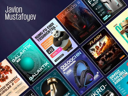 Grafik Dizayner | Professional xizmat | Logo&Branding | SMD | Qadoq