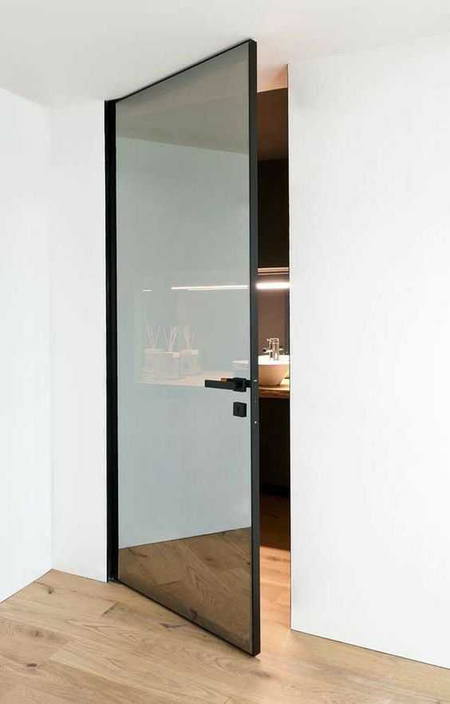 стеклянные двери в стиле loft uslubidagi oynalik eshiklar