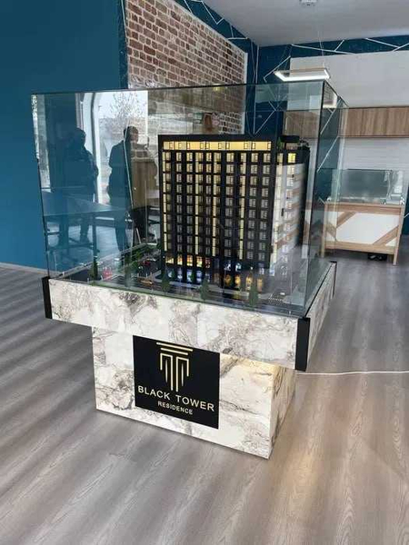 ЖК Black Tower 1 комнатная Коробка 28м2 Ориентир 8 роддом Яккасарой