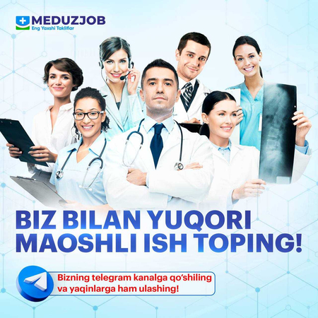Klinikangiz talablari asosida  sizga  tibbiyot xodimini topib beramiz.