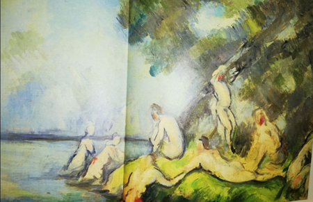 Книга про французского художника импрессиониста Сезанна.
