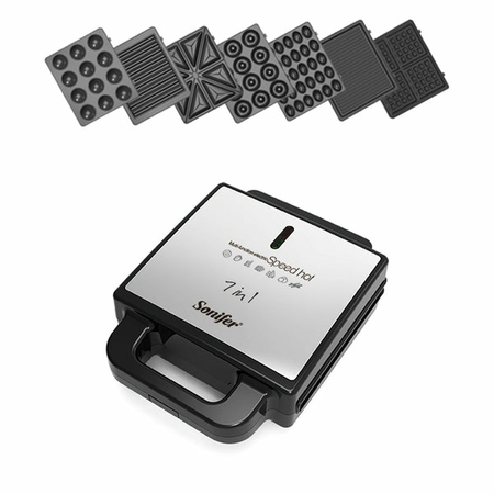 MEGA Вафельница 7 в 1  SONIFER SF-6144  MEGA vafelnitsa