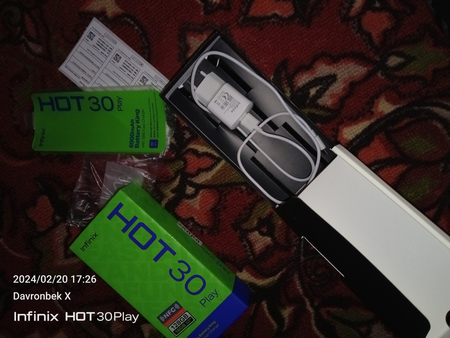 Infinix 30 Play 1 oy Kafolati bilan