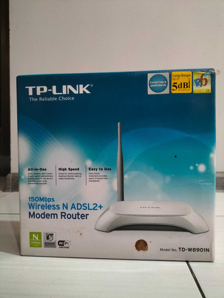Wi-Fi роутер TD-W8901N N150 с ADSL2+ модемом