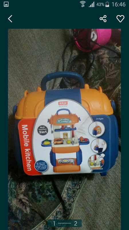 Кухня  переносная игрушки