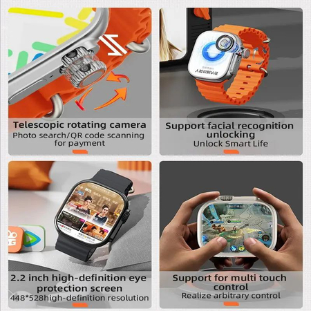 Smart watch Ultra 4G. Sim kartali soat. Смарт умные часы.