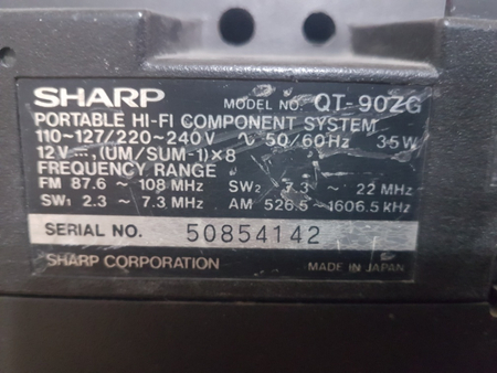 SHARP-QT90 магнитоласи
