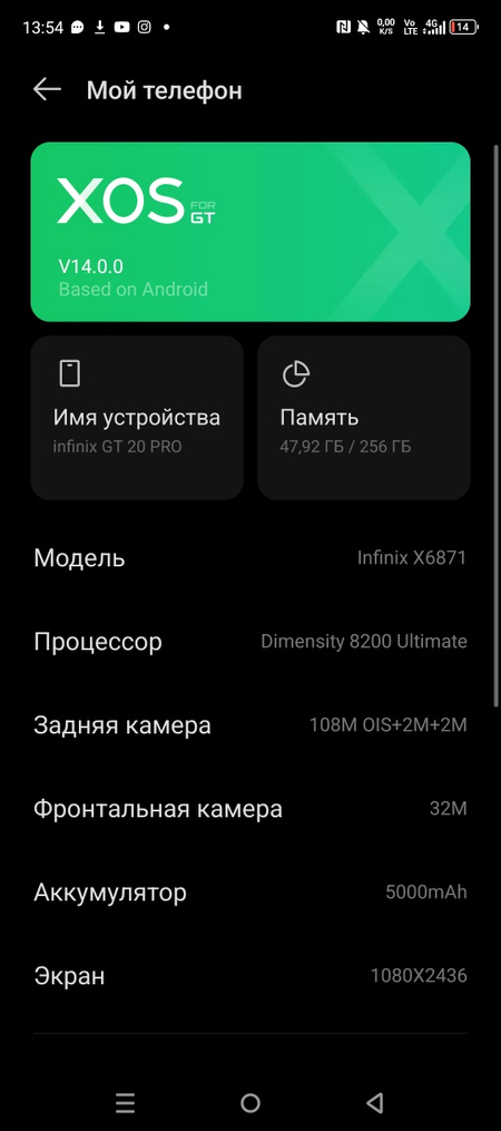 Infinix gt 20 pro
