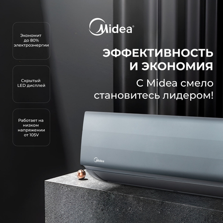 Кондиционер Midea Naomi 9|12|18|24 inverter